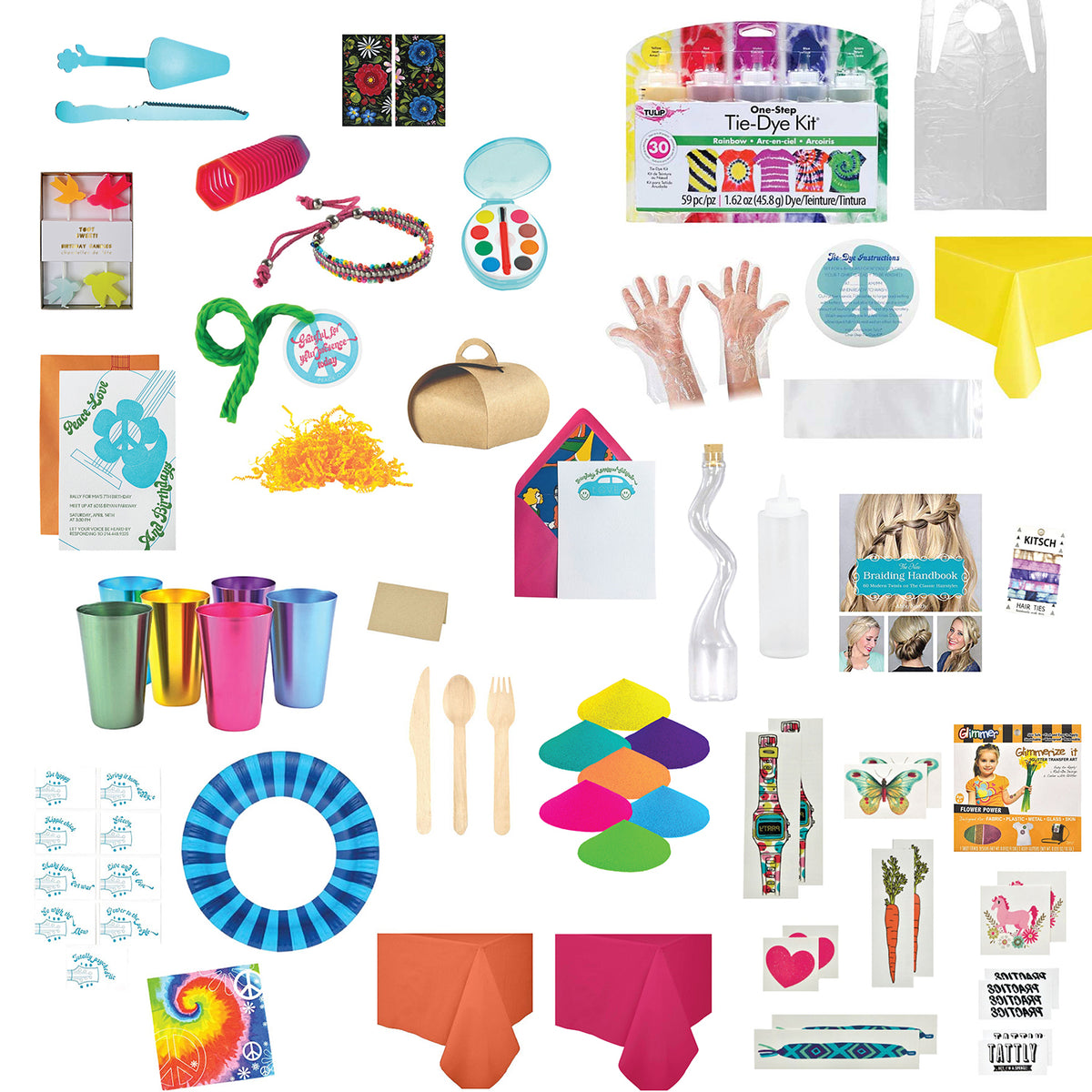 Groovy Flower Power Complete Kit | Kids Flower Party | Kids Birthday ...